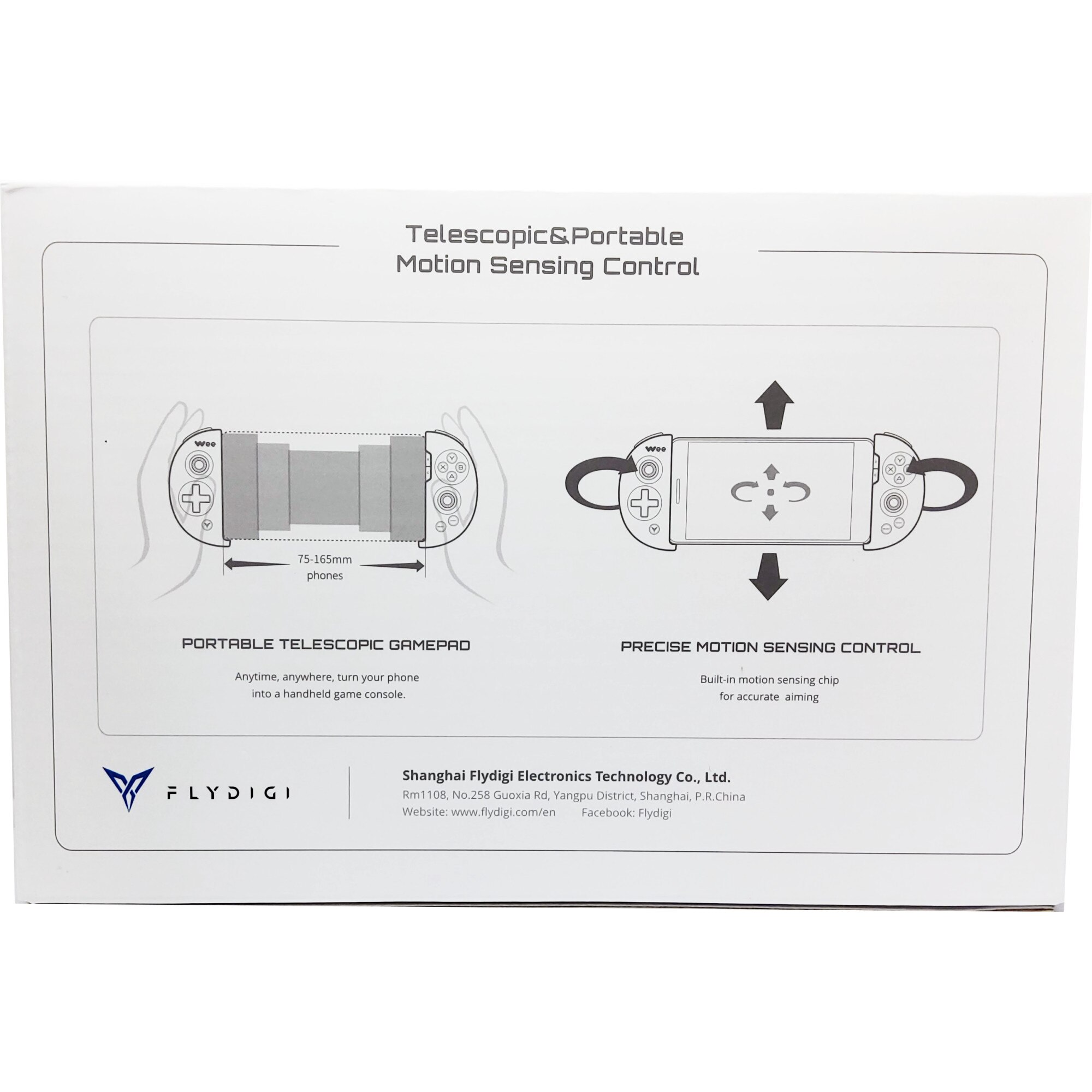Controller Wee 2, Flydigi, compatibil cu Android ios, portocaliu/negru ...