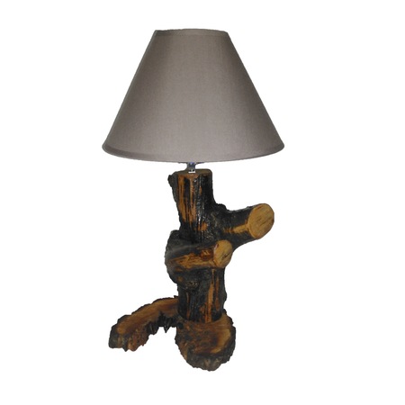 Produs artizanat veioza rustica handmade lemn model 6 unicat - eMAG.ro