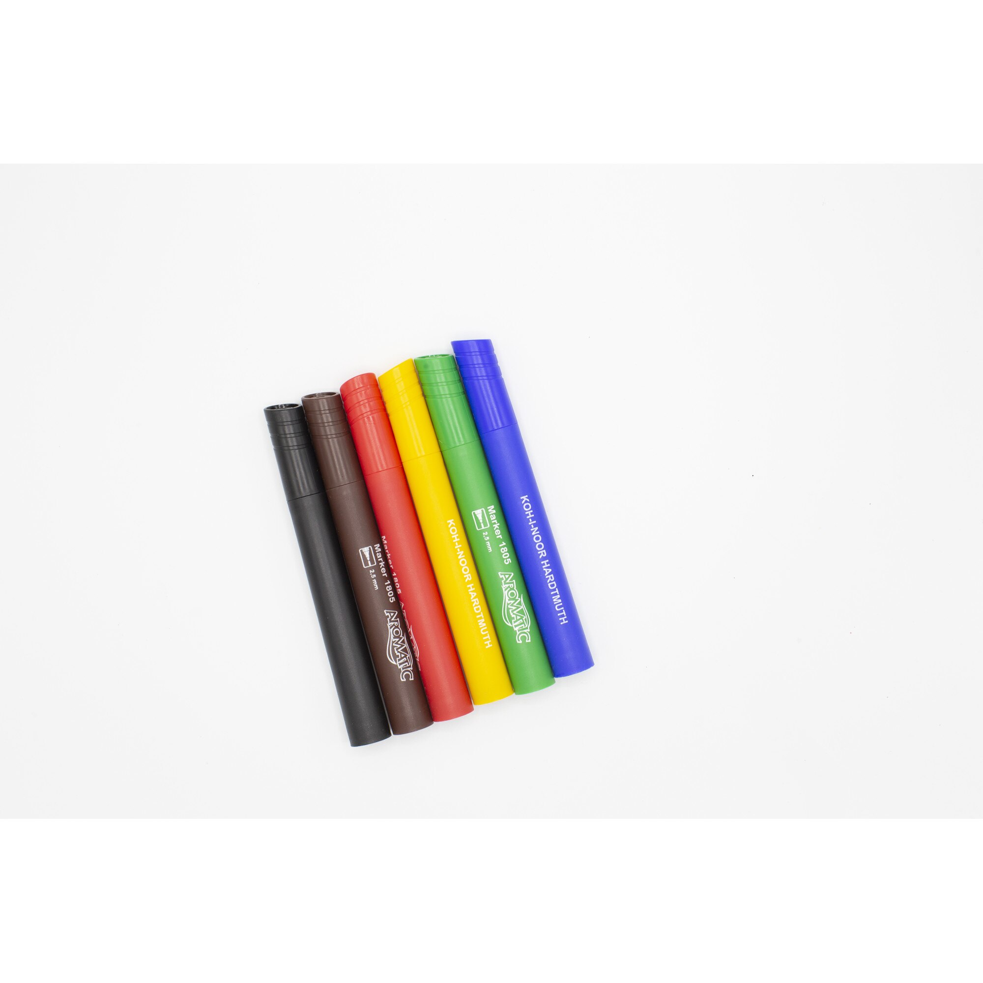 Set 6 Carioci aromatic, KOH I NOOR, 6 culori, plastic, rotund - eMAG.ro