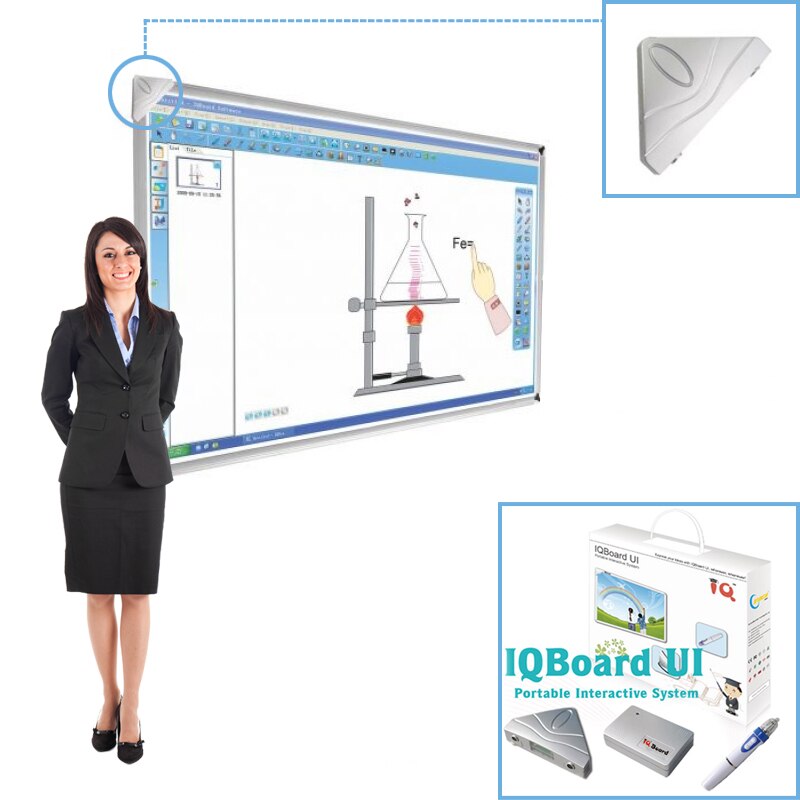 Интерактивно устройство IQBoard UI портативно, ъгъл - eMAG.bg