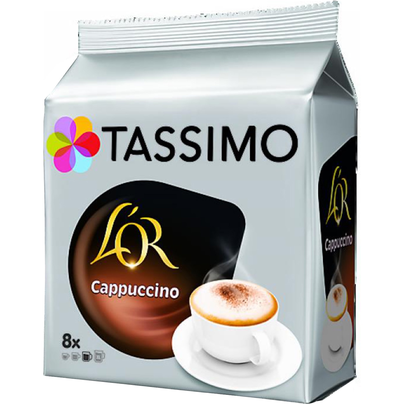 Set cafea capsule Tassimo L'OR Lungo Profondo, Cappuccino si Café Long ...