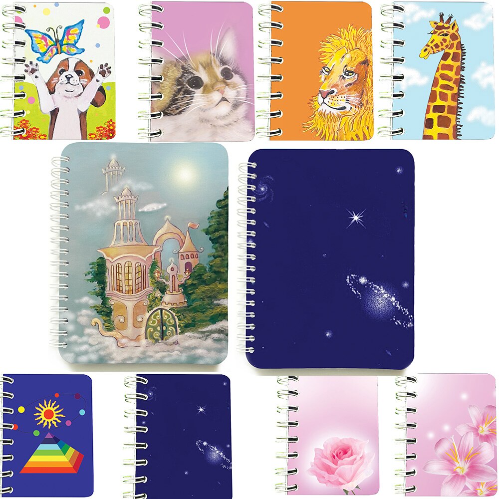 Set 10 carnete Aleator 5, doua carnete cu spira 12 x 16 cm, 100 foi ...