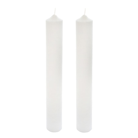 Set 2 Lumanari Nunta model Rustic H40cm D4,5cm - eMAG.ro