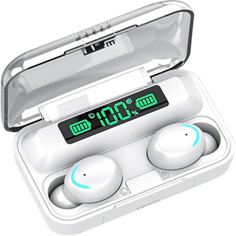 Vezeték Nélküli érintőképernyős fülhallgató Bluetooth 5.0, Fehér - eMAG.hu