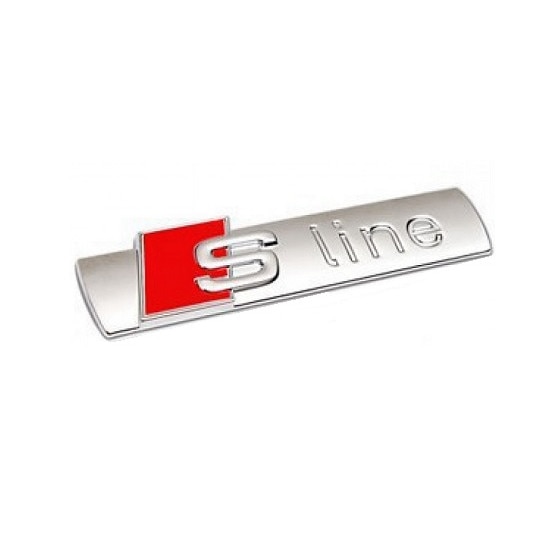 Emblema crom AUDI S LINE - eMAG.ro