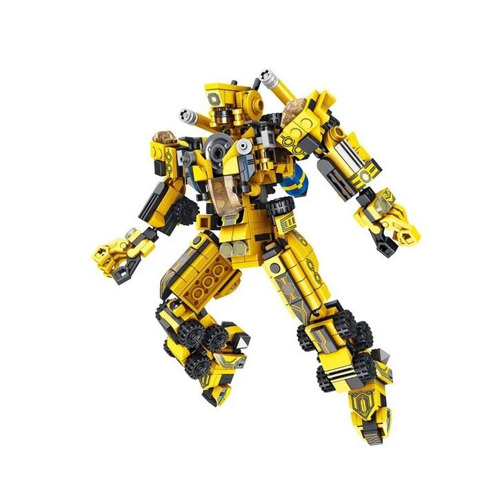 Set de constructie robot metamorfozat, din 584 de piese, multicolor ...