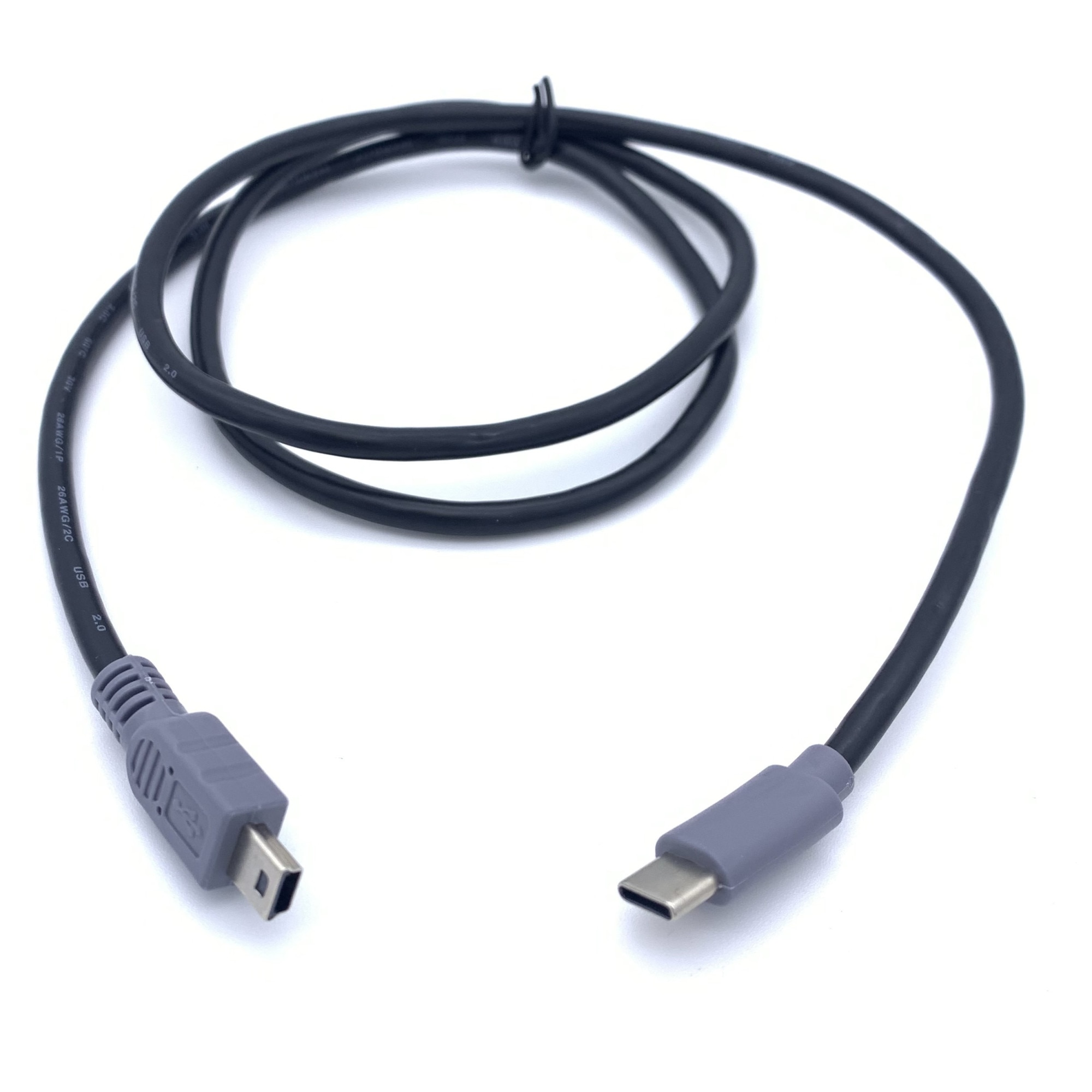 Cablu Adaptor De la USB Type C 3.1 (tata) la Mini USB (tata), 1m, Negru ...