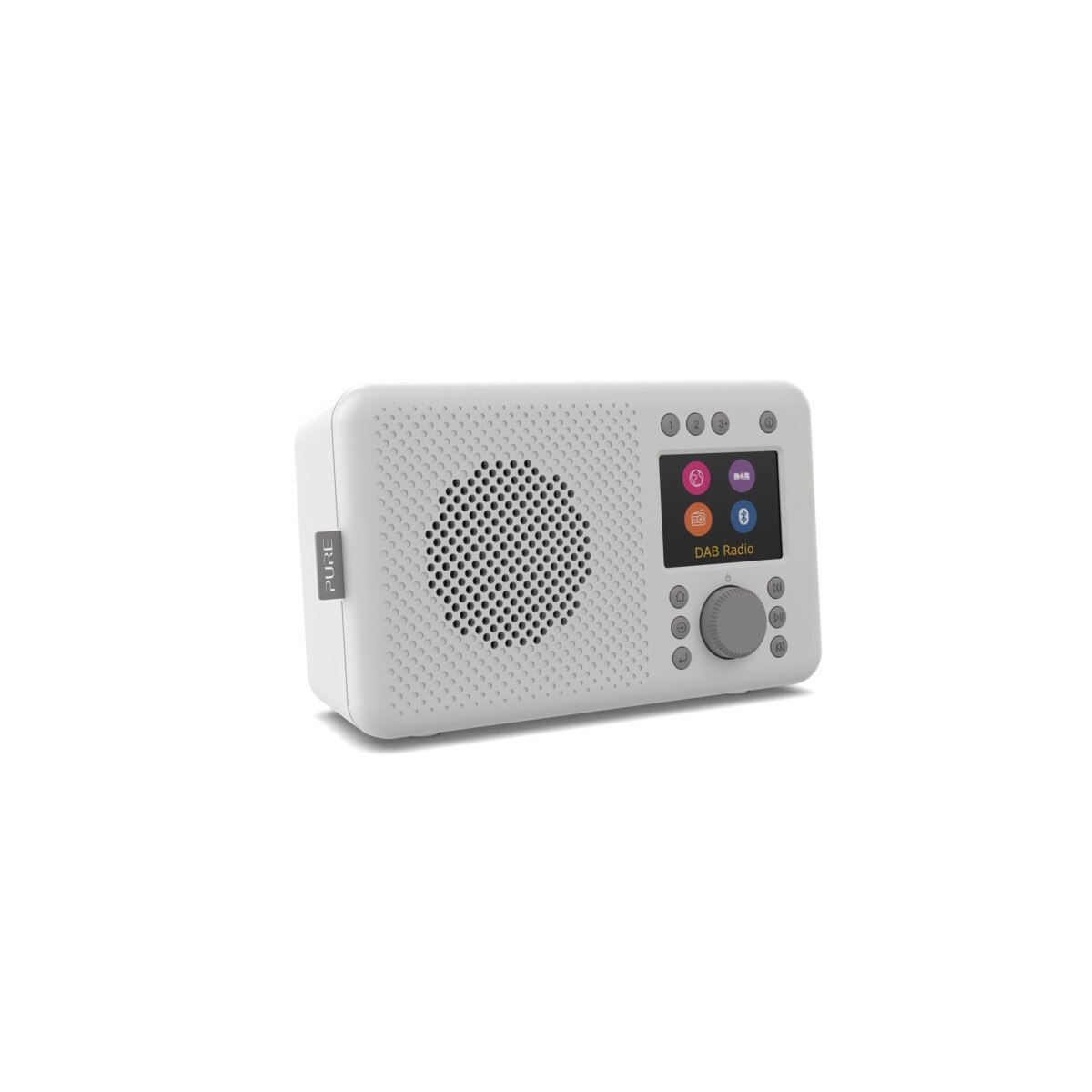 Radio cu ceas portabil Pure, Elan Connect Stone Grey, Internet, FM, DAB ...