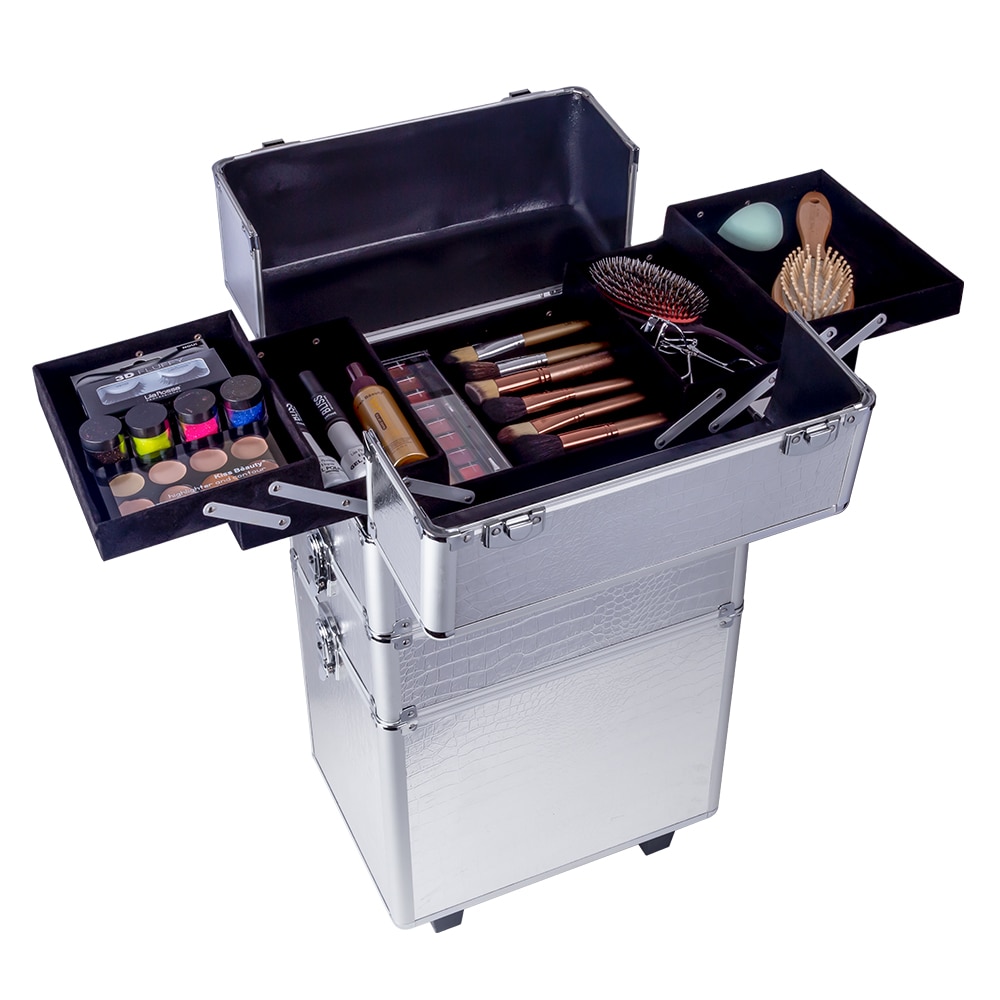 Troller aluminiu mare Lila Rossa 3 Piese Silver - eMAG.ro
