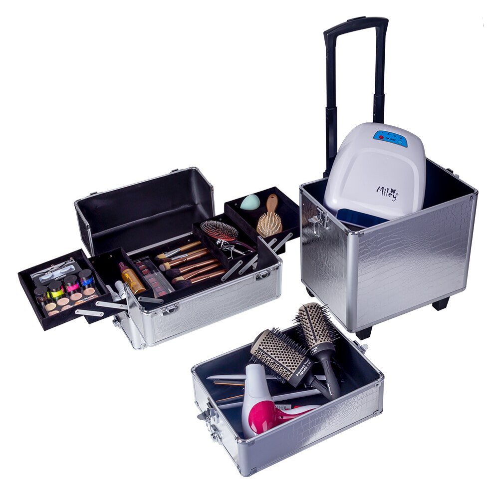 Troller aluminiu mare Lila Rossa 3 Piese Silver - eMAG.ro