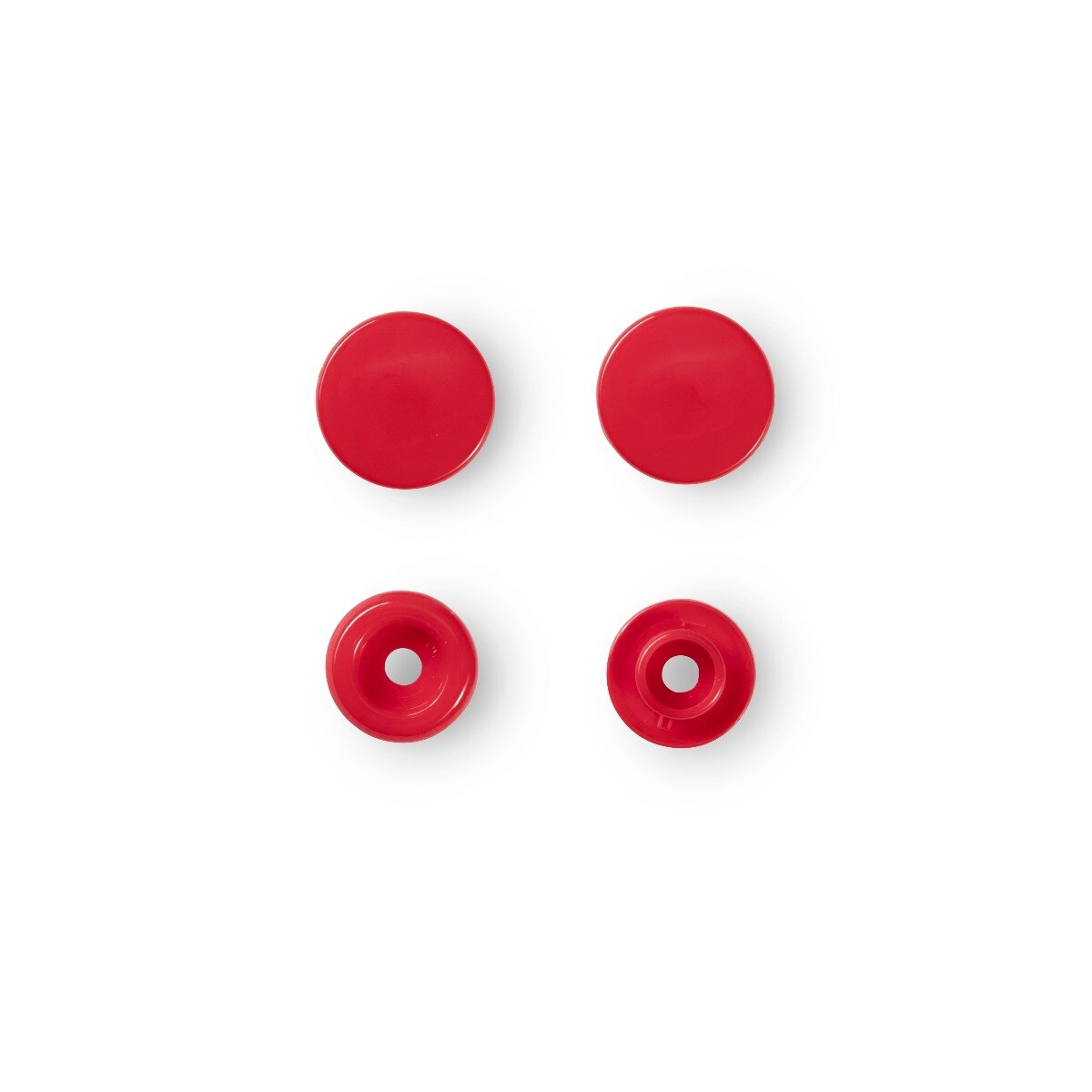 Set capse din plastic, rotunde, 30 perechi, diametru 12.4 mm, Prym ...