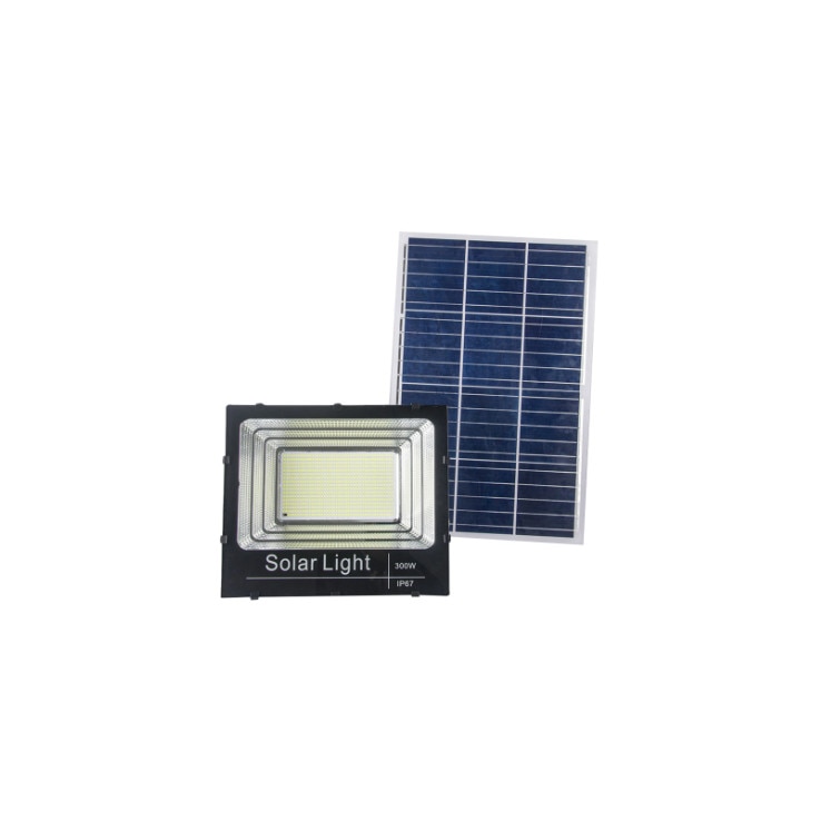 Proiector solar puternic 200W, cu display LED nivel incarcare, 780LED ...