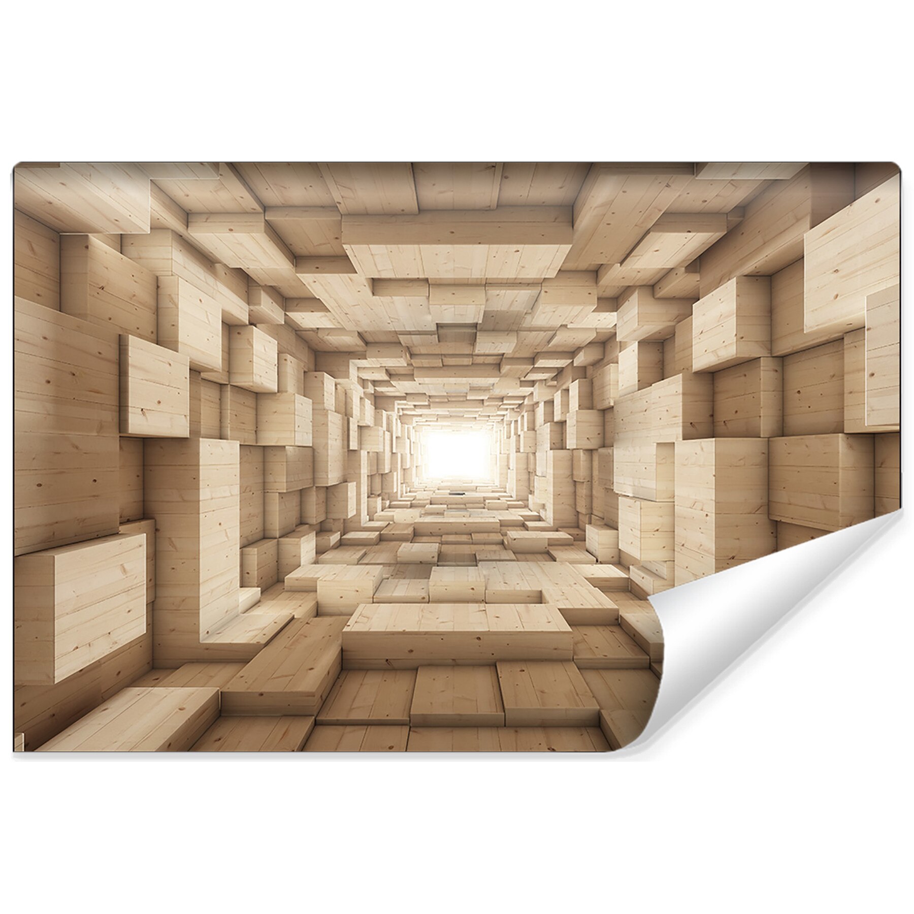 3D alagút tapéta - FA MOTIVE nappaliba, hálószoba 450 cm x 300 cm Vlies ...