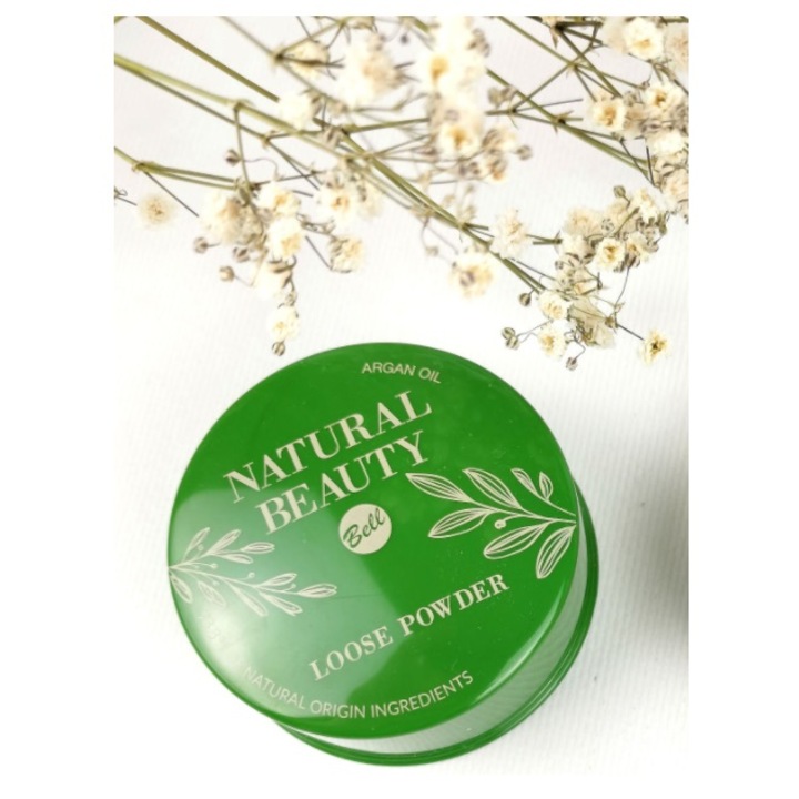 Прахообразна пудра с арган за фиксиране на грима Bell Loose Powder ...