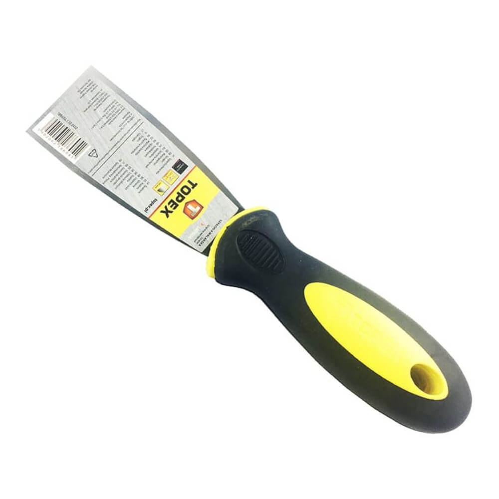 Spaclu TOPEX, Inox, Maner Bi-Material, 63 mm, 1 buc - eMAG.ro