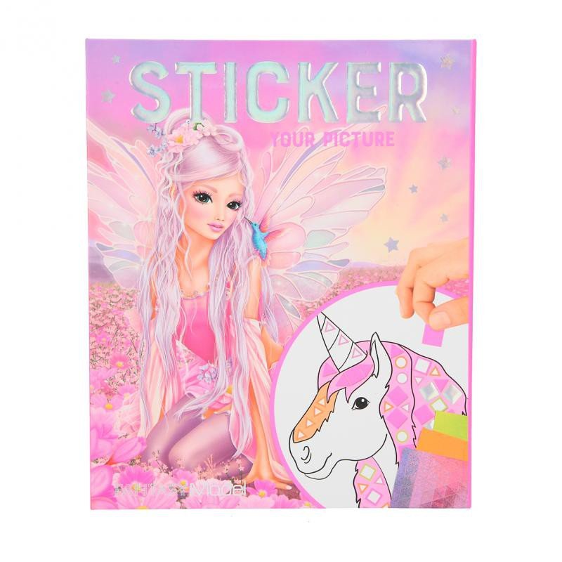 Carte de colorat Top Model, Fantasy Sticker your Picture - Compară ...