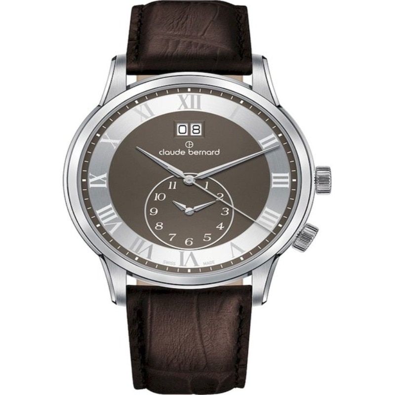 Ceas analogic barbati, Claude Bernard, 620073GRN, 5 ATM, 42 mm, Maro ...