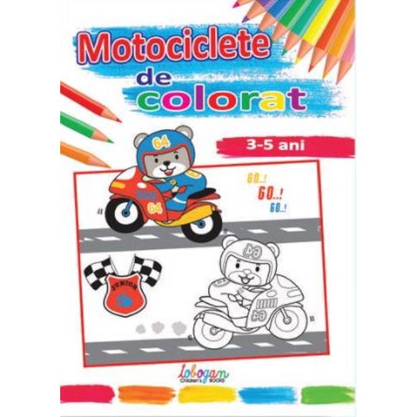 Motociclete De Colorat 3-5 Ani - eMAG.ro