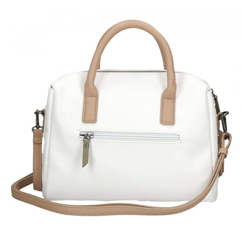 Geanta bowling Pepe Jeans Zaida, alba - eMAG.ro