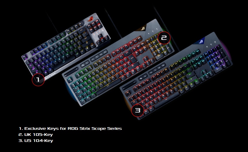 Set taste ROG PBT Keycap Set, material PBT premiumu - eMAG.ro