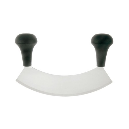 Cutit tocator cu 2 manere, 35 cm, otel inoxidabil - eMAG.ro