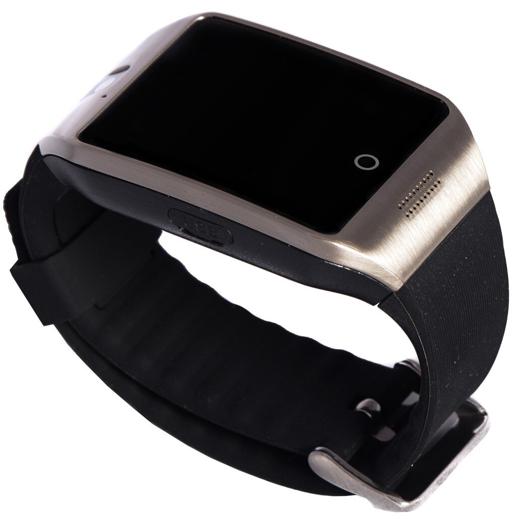 Часовник Smartwatch с телефон iUni Apro U16, Метален корпус, Silver ...