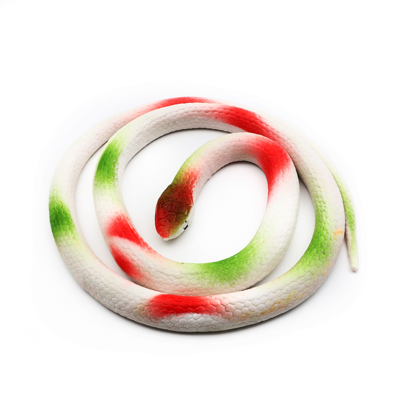 Figurina, Sarpe de jucarie, imitatie real, Multicolor, 100 cm - eMAG.ro