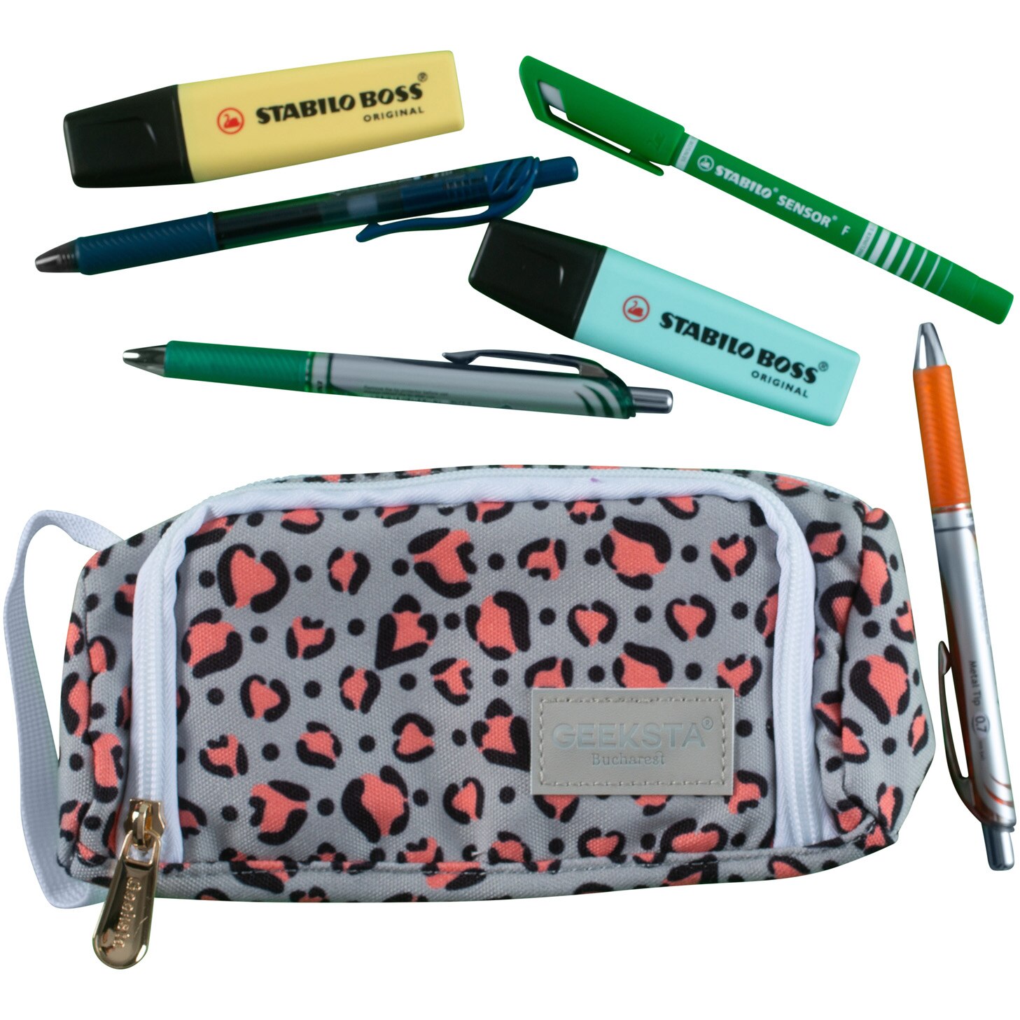 Несесер Geeksta Design Leopard, Модел 2, Необорудван - eMAG.bg