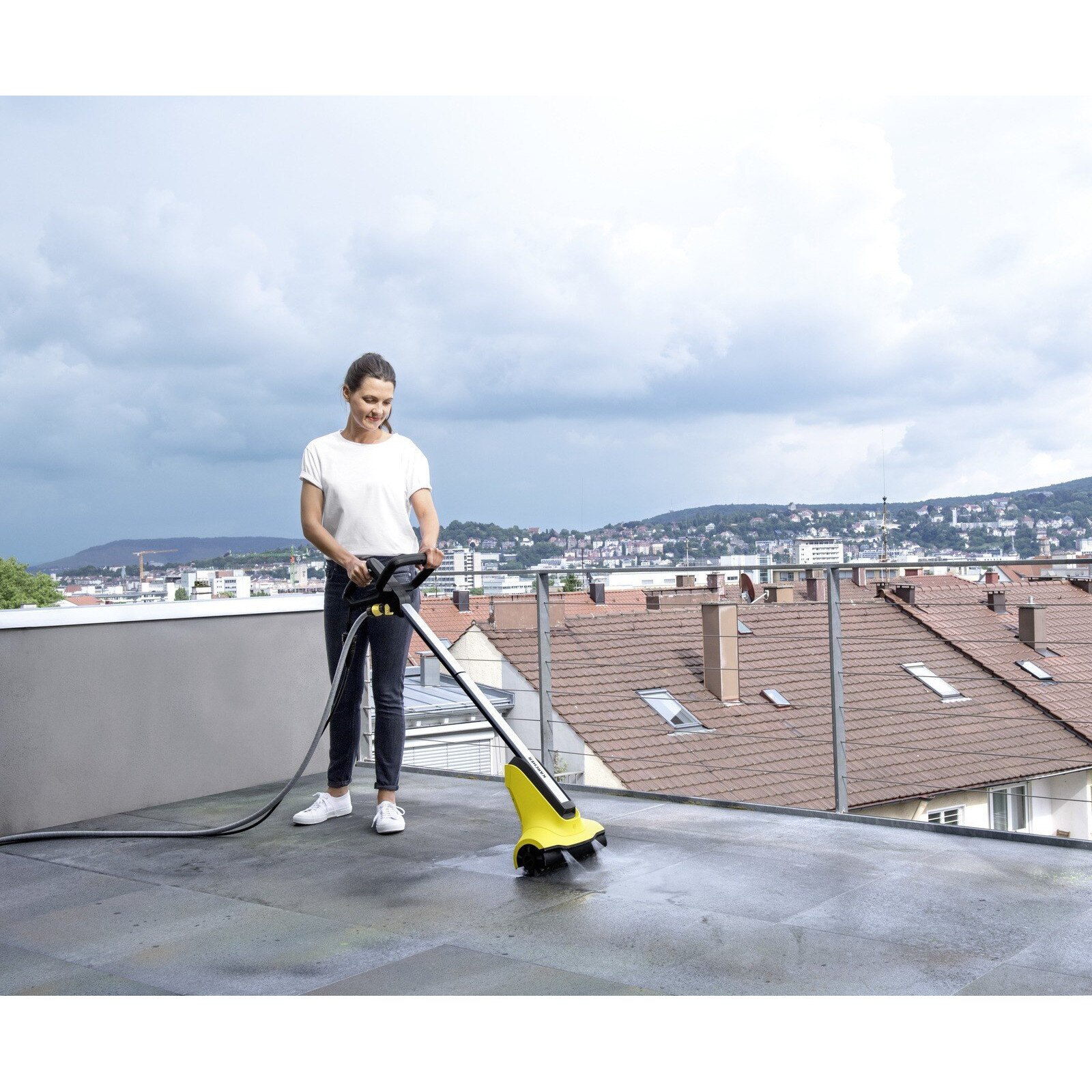 Set 2 perii rotative pentru suprafete din piatra, compatibil Karcher ...