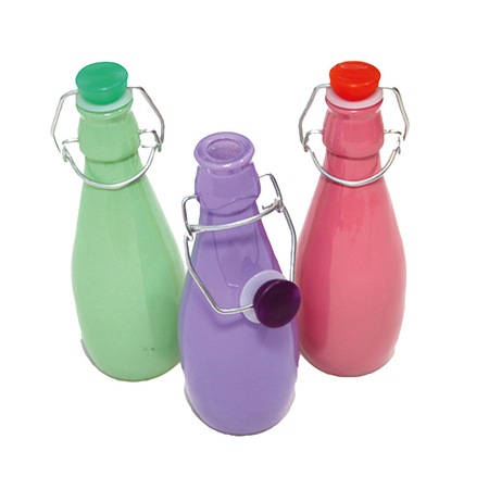 Set 3 sticle decorative cu capac 17,5 cm - eMAG.ro