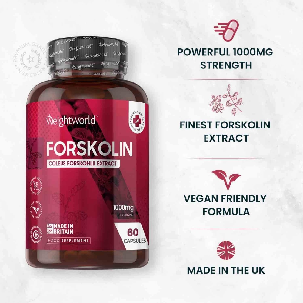 Supliment Alimentar Forskolin Capsules 1000mg 60 capsule slabire si ...