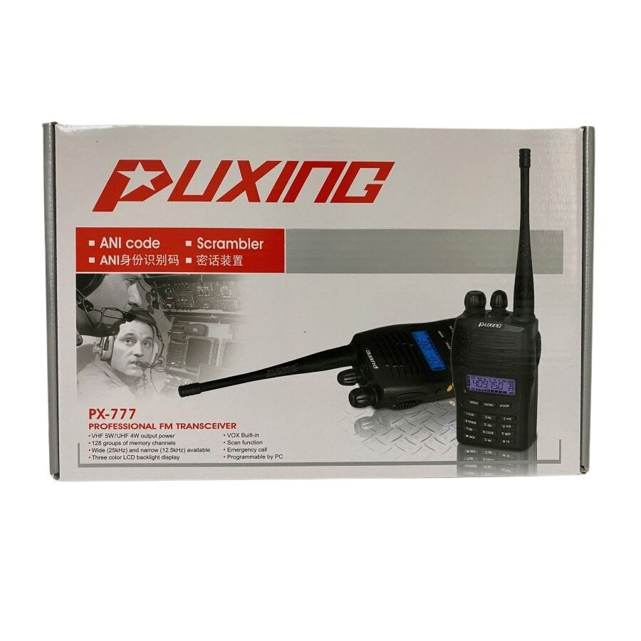 Statie radio portabila Puxing PX-777 UHF, putere 5W pentru export ...