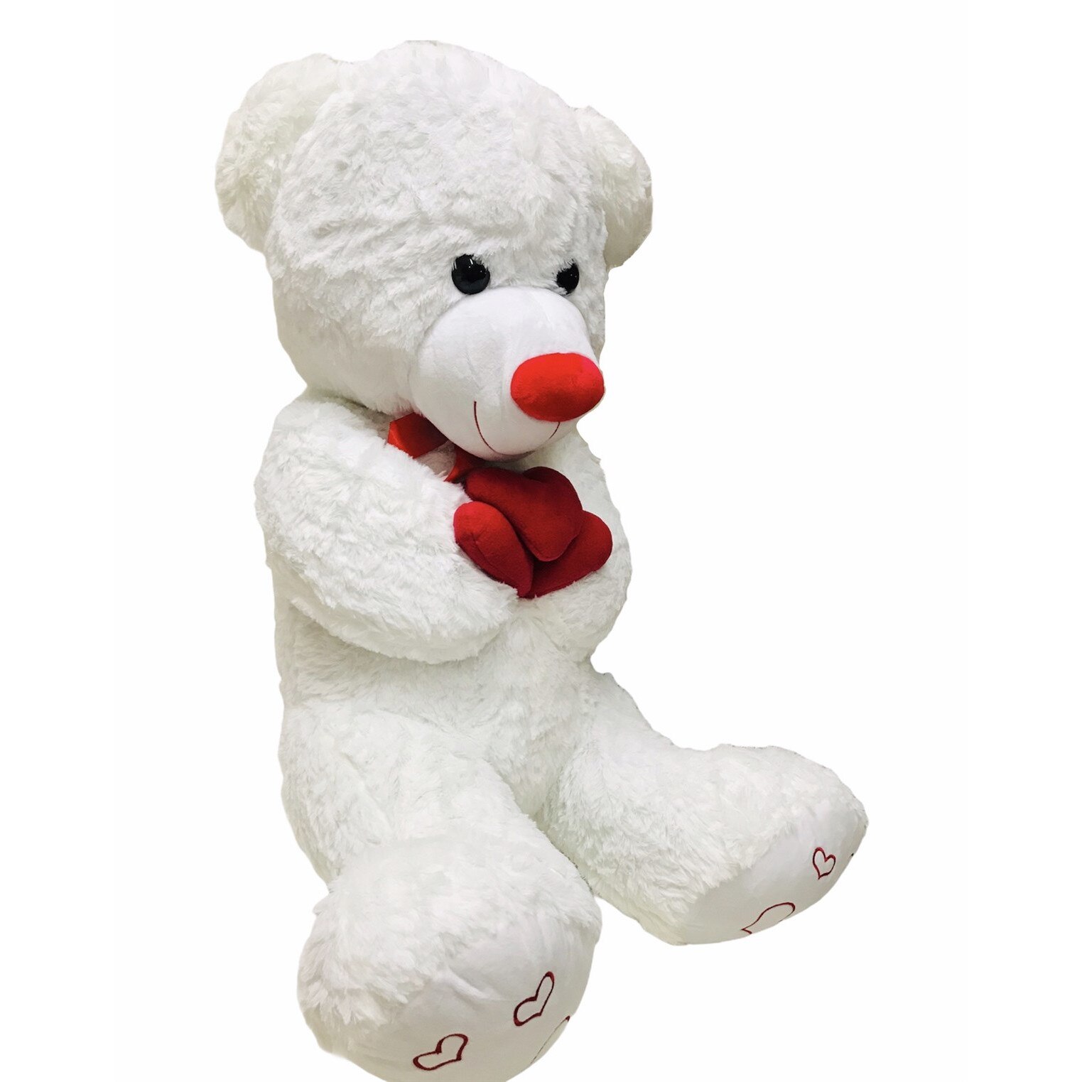 Urs de plus,100cm,alb,halley - eMAG.ro