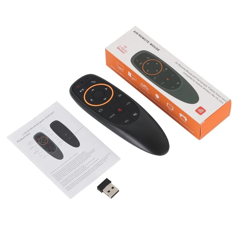 Telecomanda Airmouse G10 Wireless, Google Assistant, Voice Search, Mac ...