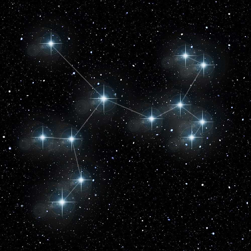 Art Star matrica bútorokhoz, Constellation, öntapadós, szélesség 50 cm ...