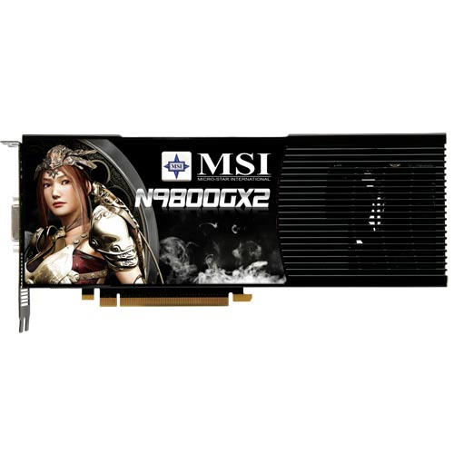 Placa video MSI GeForce 9800 GX2, 1GB GDDR3 512bit, PCI-E - eMAG.ro