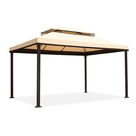 Pavilion de gradina crem Valencia 3x4 m Garden Point - eMAG.ro