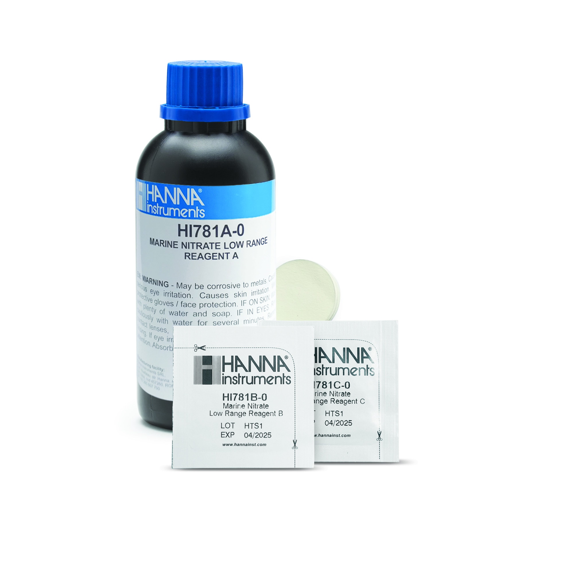 Set 25 de teste Nitrati NO3, rezerva pentru tester acvariu HI781 - eMAG.ro