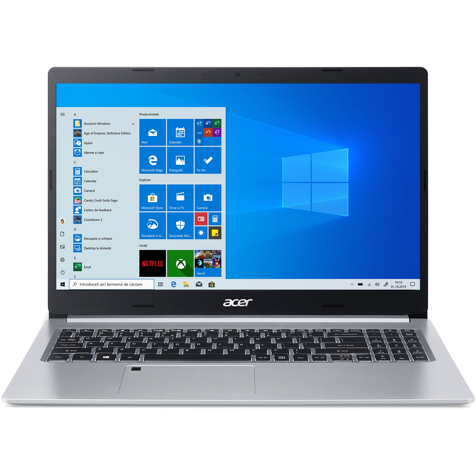 Laptop Acer Aspire 5 A515 cu procesor AMD Ryzen 5 5500U, 15.6", Full HD ...