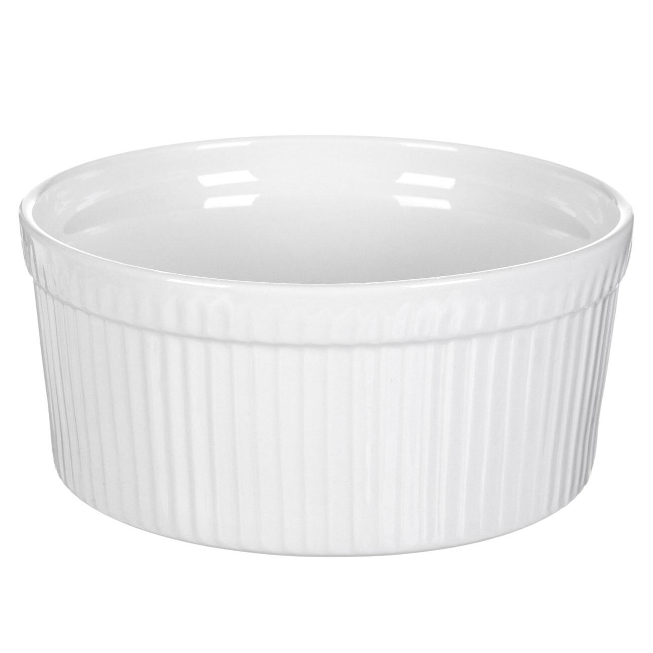 Set boluri, 4 piese, 170 ml, Portelan, Alb - eMAG.ro