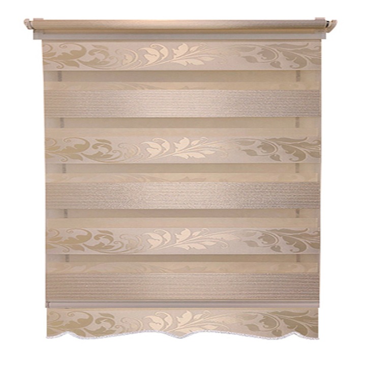 Jaluzea tip Rulou textil MAXI cu Terminatie Decorativa, Deko Design ...
