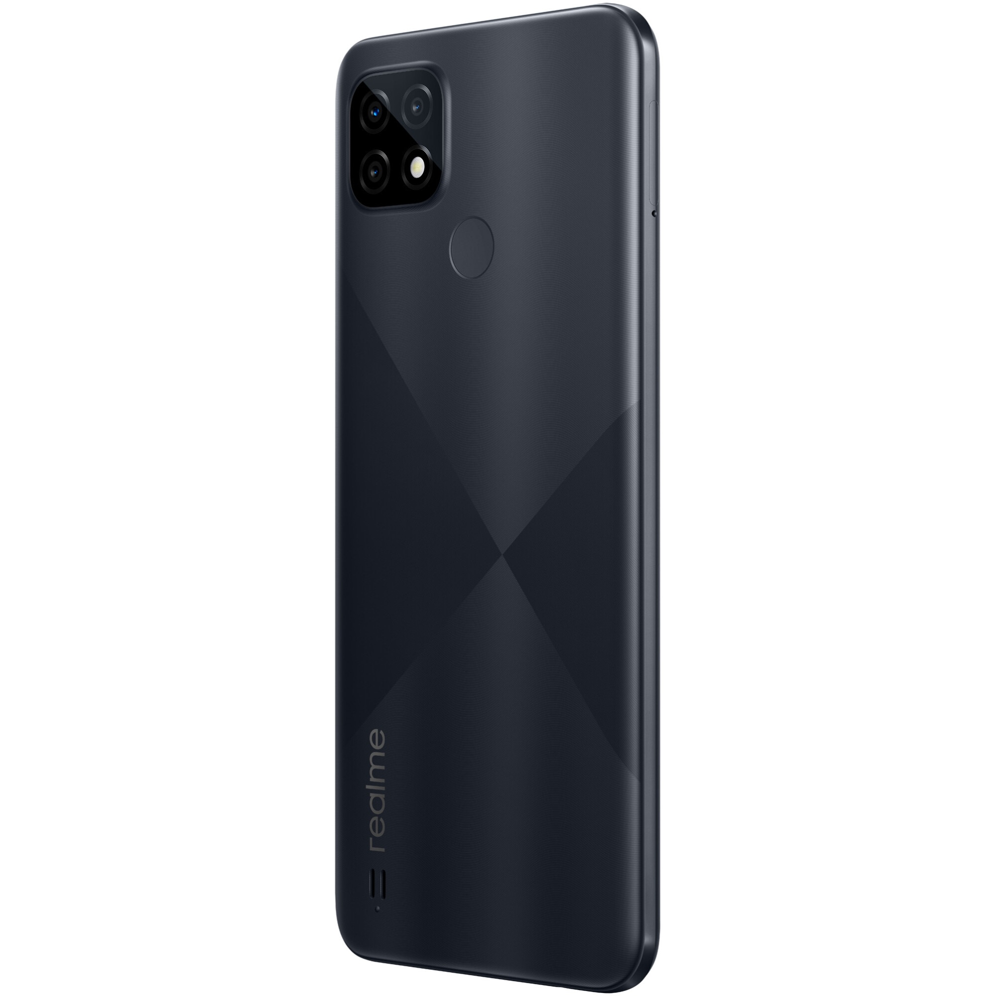 Смартфон Realme C21, Dual SIM, 64GB, 4GB RAM, 4G, Cross Black - eMAG.bg