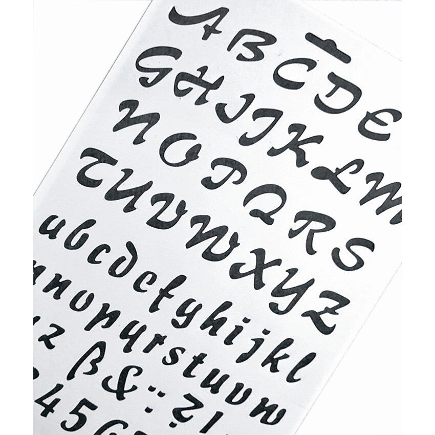 Sabloane DIY plastice Meyco - litere si numere - eMAG.ro