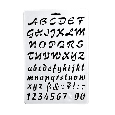 Sabloane DIY plastice Meyco - litere si numere - eMAG.ro