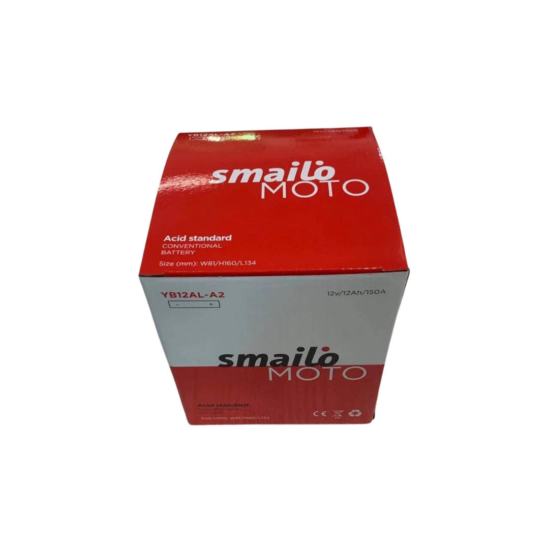 Baterie moto Smailo standard 12V 12Ah, 150A S-YB12AL-A2 (YB12AL-A2 ...