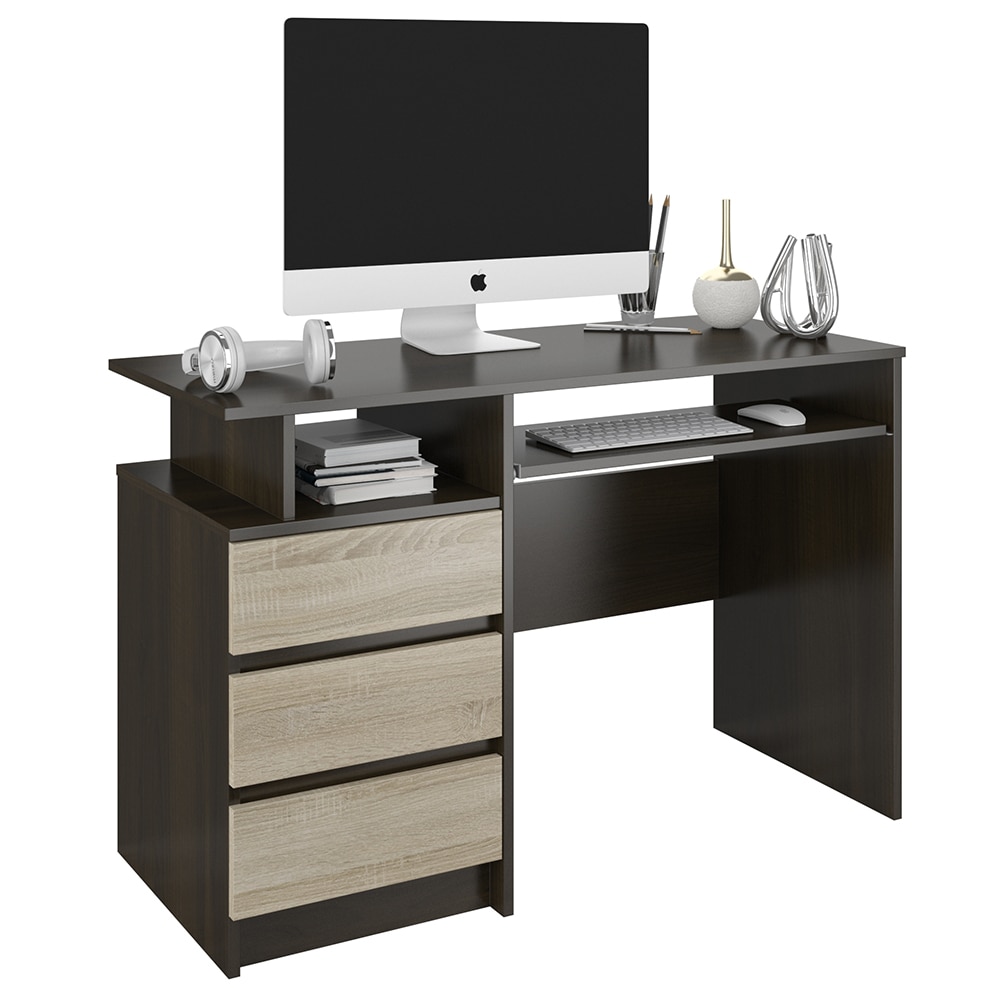 Birou, PVC, N-73 WENGE MIX SONOMA, 76x50x114 - eMAG.ro