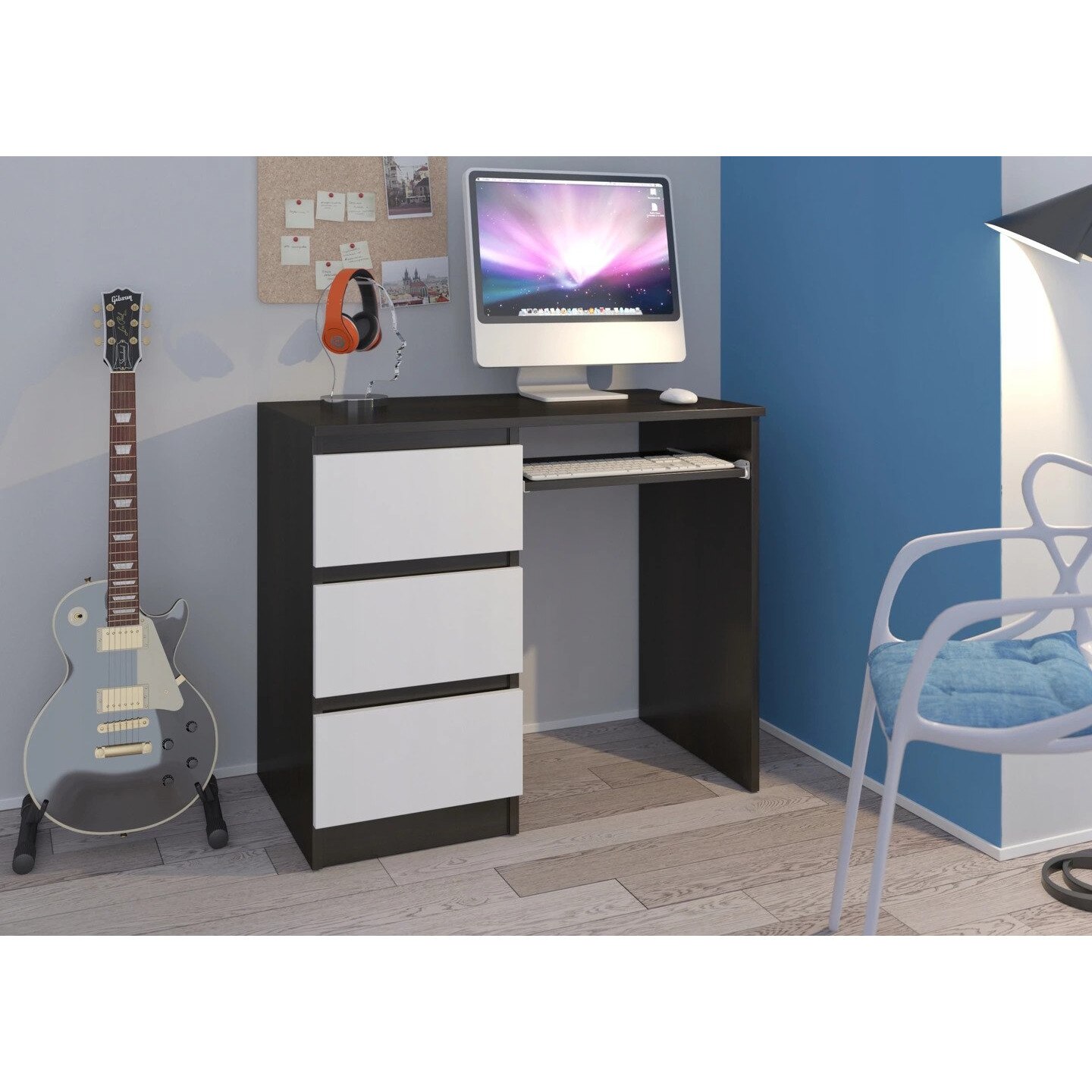 Birou, PVC, N-3L MIX WENGE, 76x50x96 - eMAG.ro