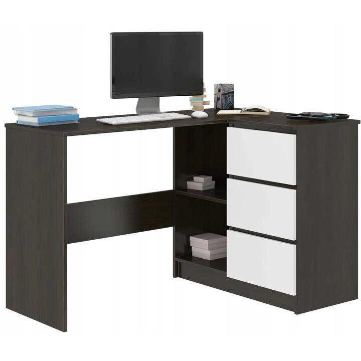 Birou, PVC, N-4P MIX WENGE, 76x87x112 - eMAG.ro