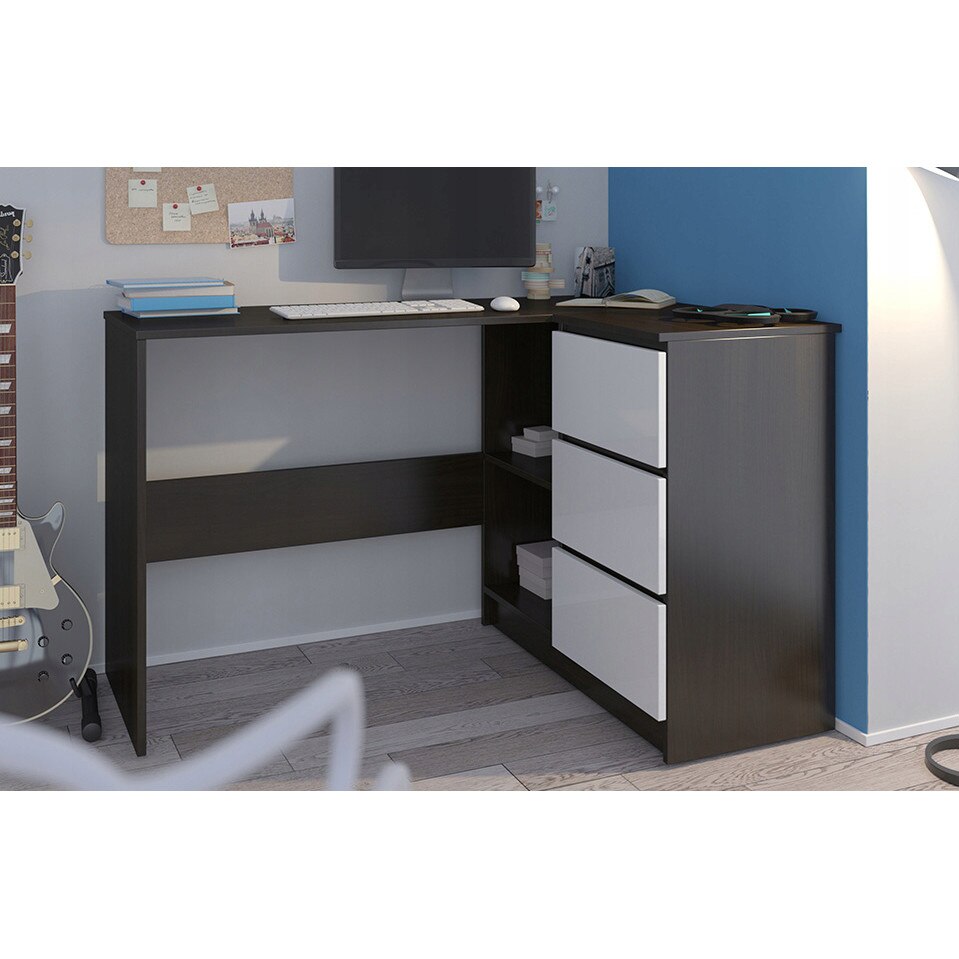 Birou, PVC, N-4P T-2 WENGE, 76x87x112 - eMAG.ro