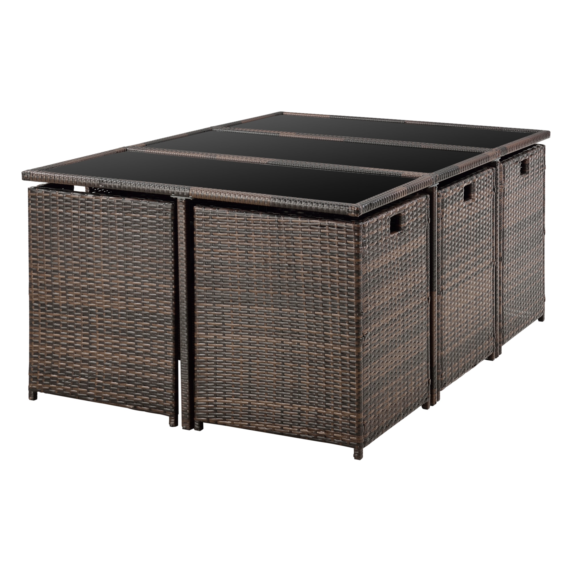 [en.casa]® Kertibútor szet Laredo 11-részes kerti ülőgarnitúra ...